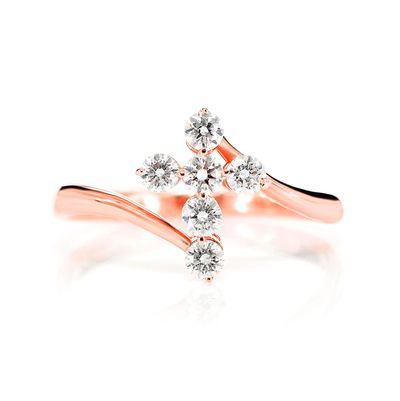 Icebox - Jagged Cross Diamond Pendant 14k Solid Gold 10.00ctw