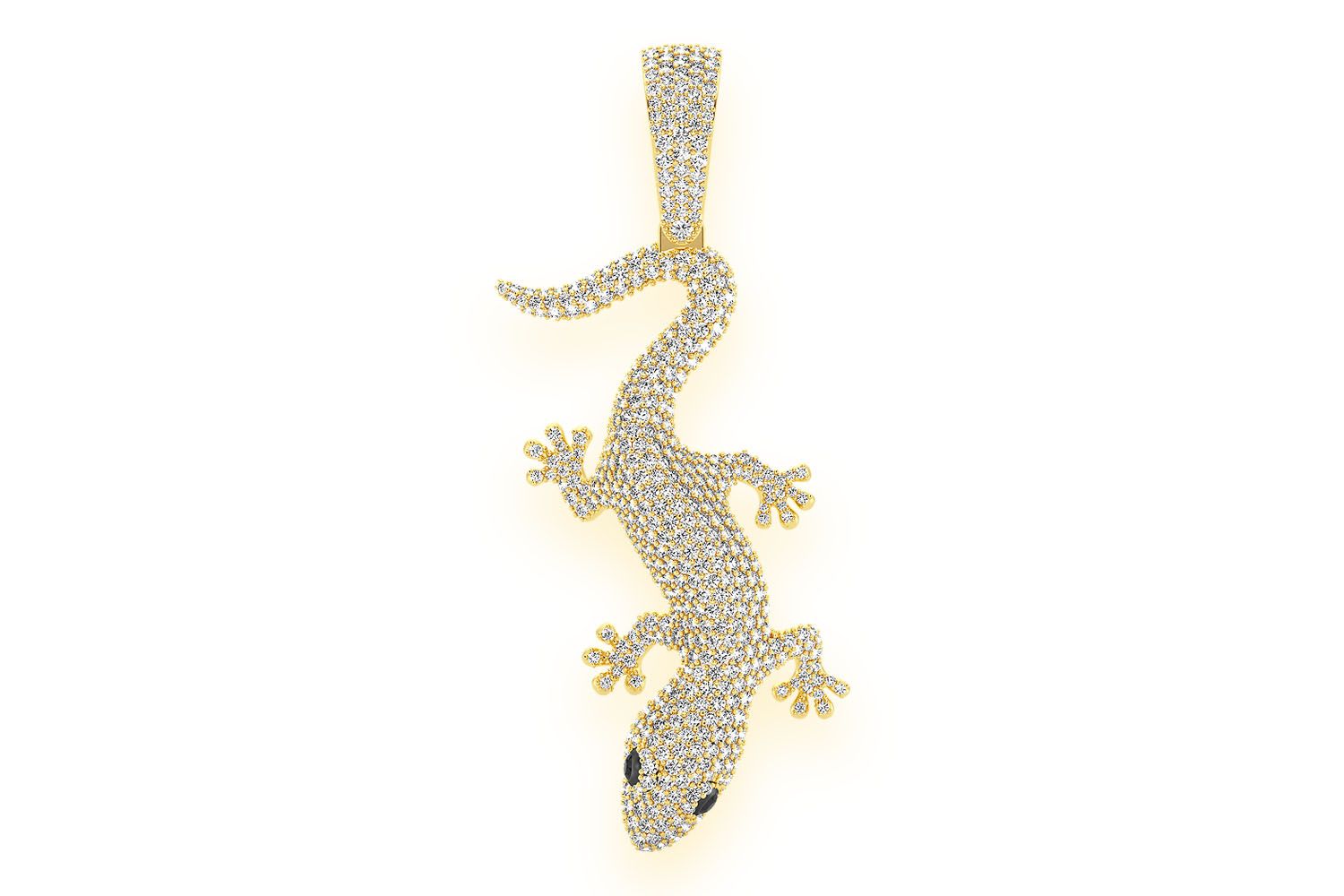 Lizard Diamond Necklace